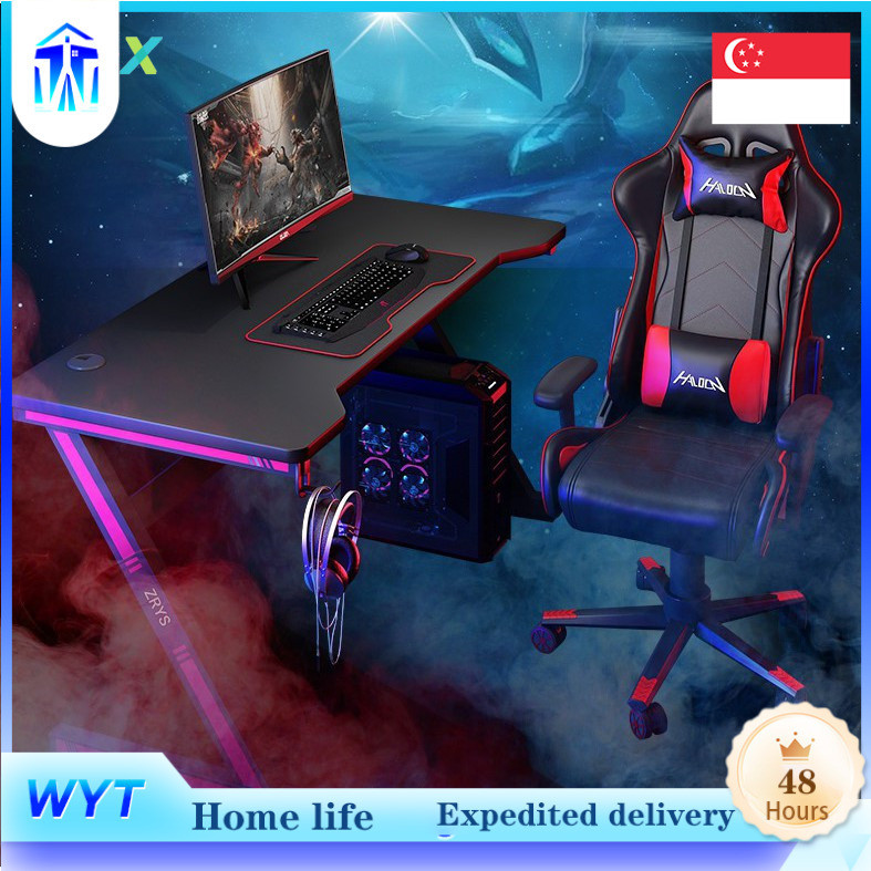 R5 WYT Computer Light R5 RGB Desk Office Table With E-Sports Gaming ...