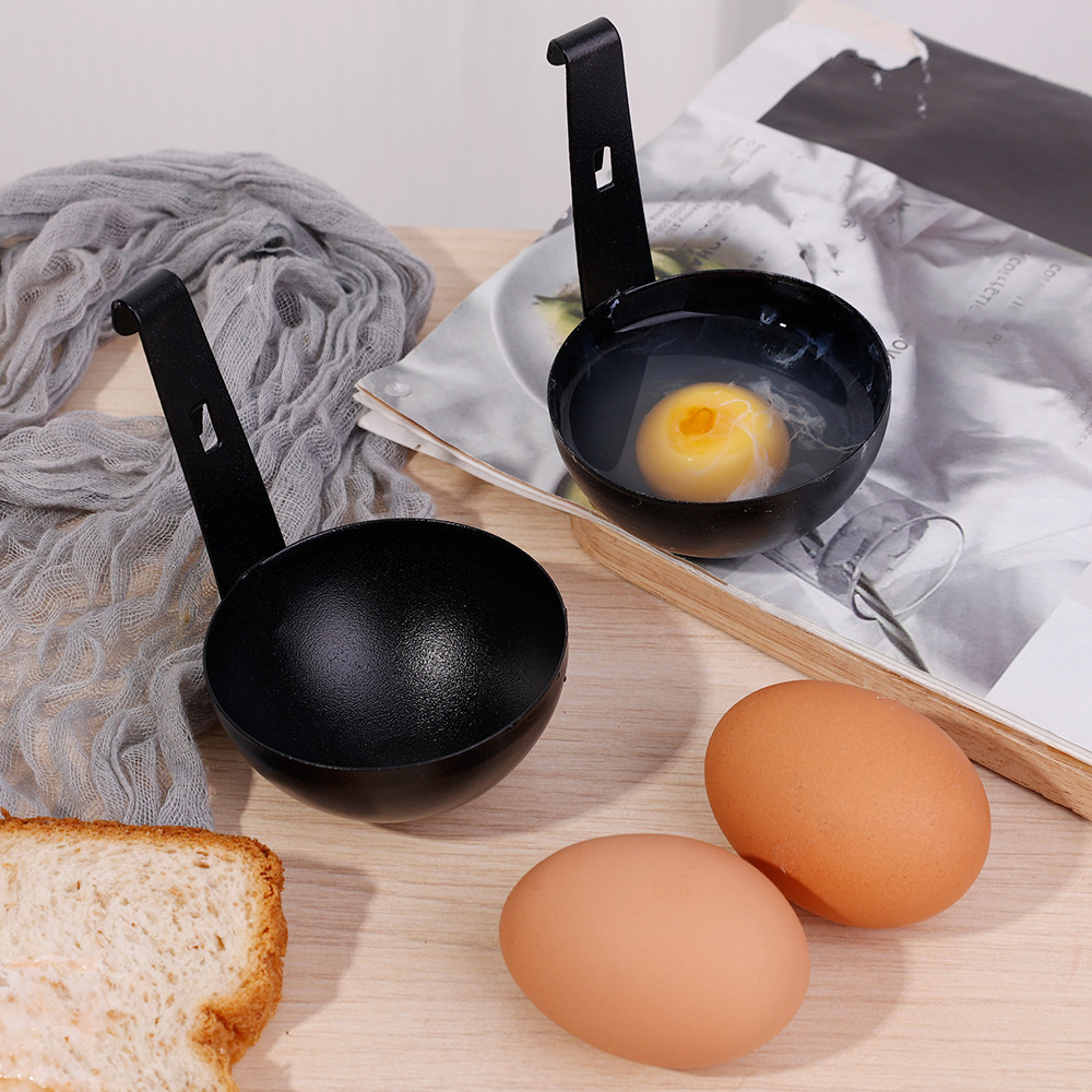 Creative Pot Edge Egg Cooker with Foldable Handle / Nonstick Egg Molds ...