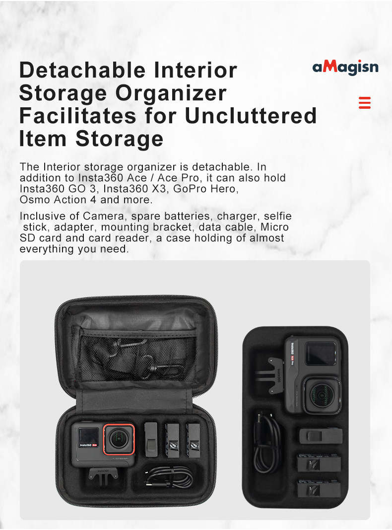 Portable storage case Hardshell For Insta360 Ace Pro 2 storage box For ...