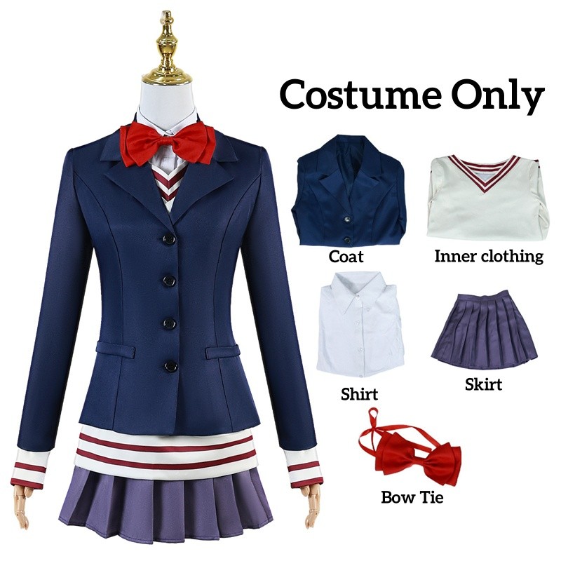 Dandadan Aira Shirator Momo Ayase Ken Takakura Cosplay Costume School ...