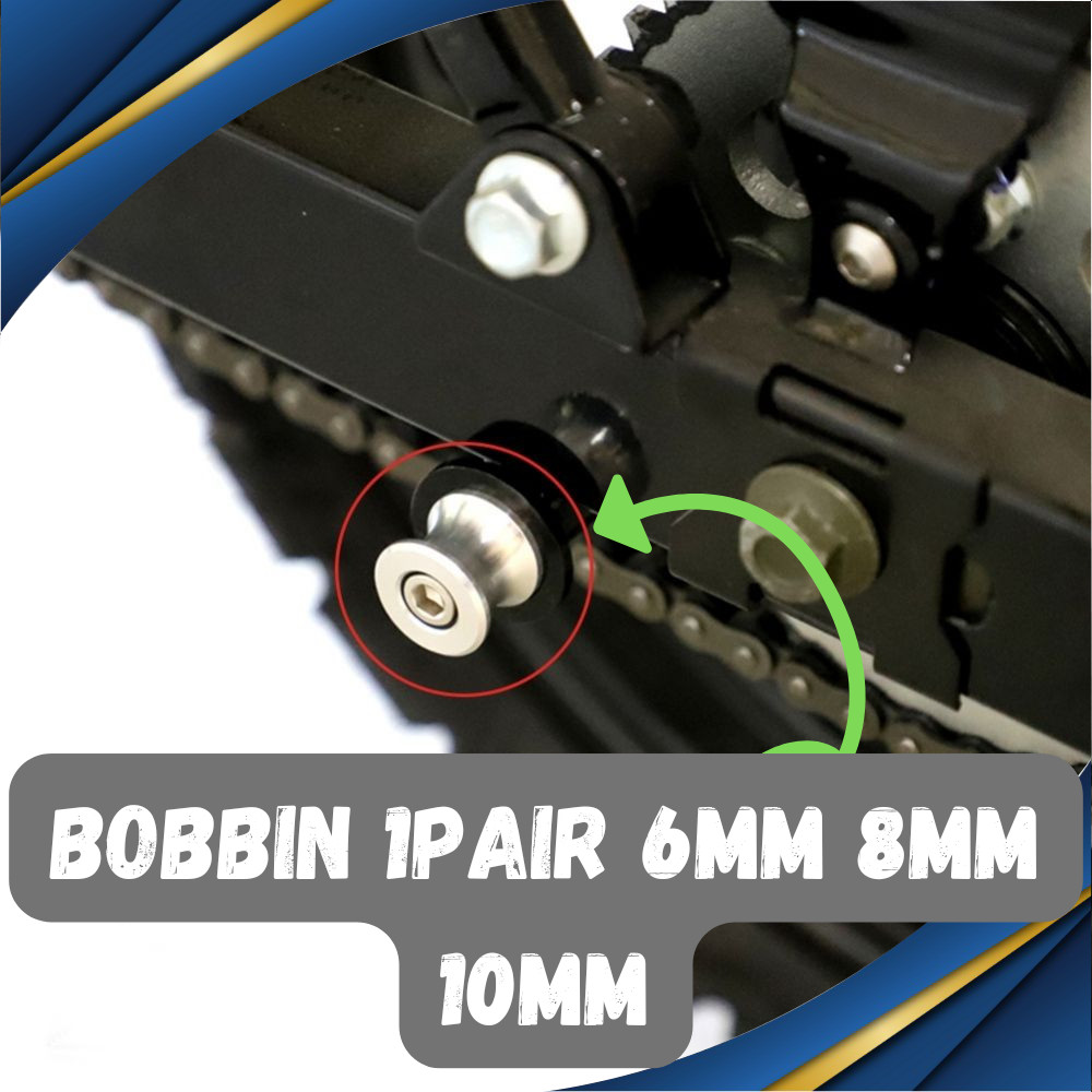 NottyBoy Bobbin 1Pair 6mm 8mm 10mm Motorcycle CNC Swingarm Swing Arm ...