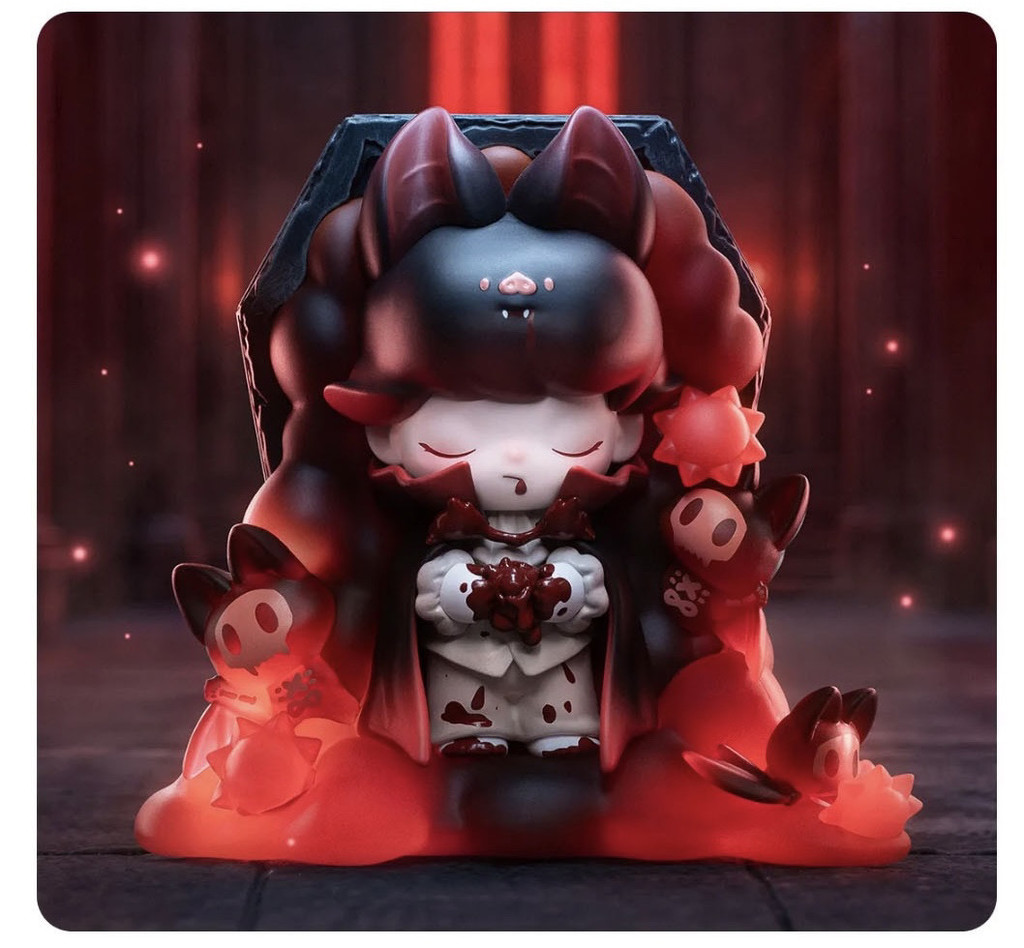 POP MART Dimoo Embrace The Sun Figure Pendant Halloween Figurines Art ...