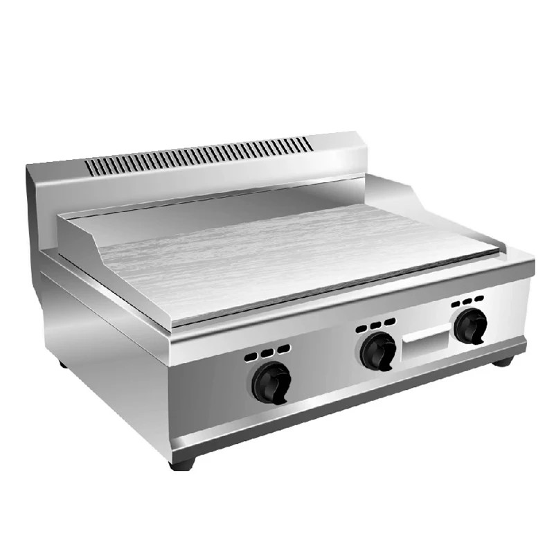 3-burner high-power gas teppanyaki, gas griddle, gas pancake oven, hand ...
