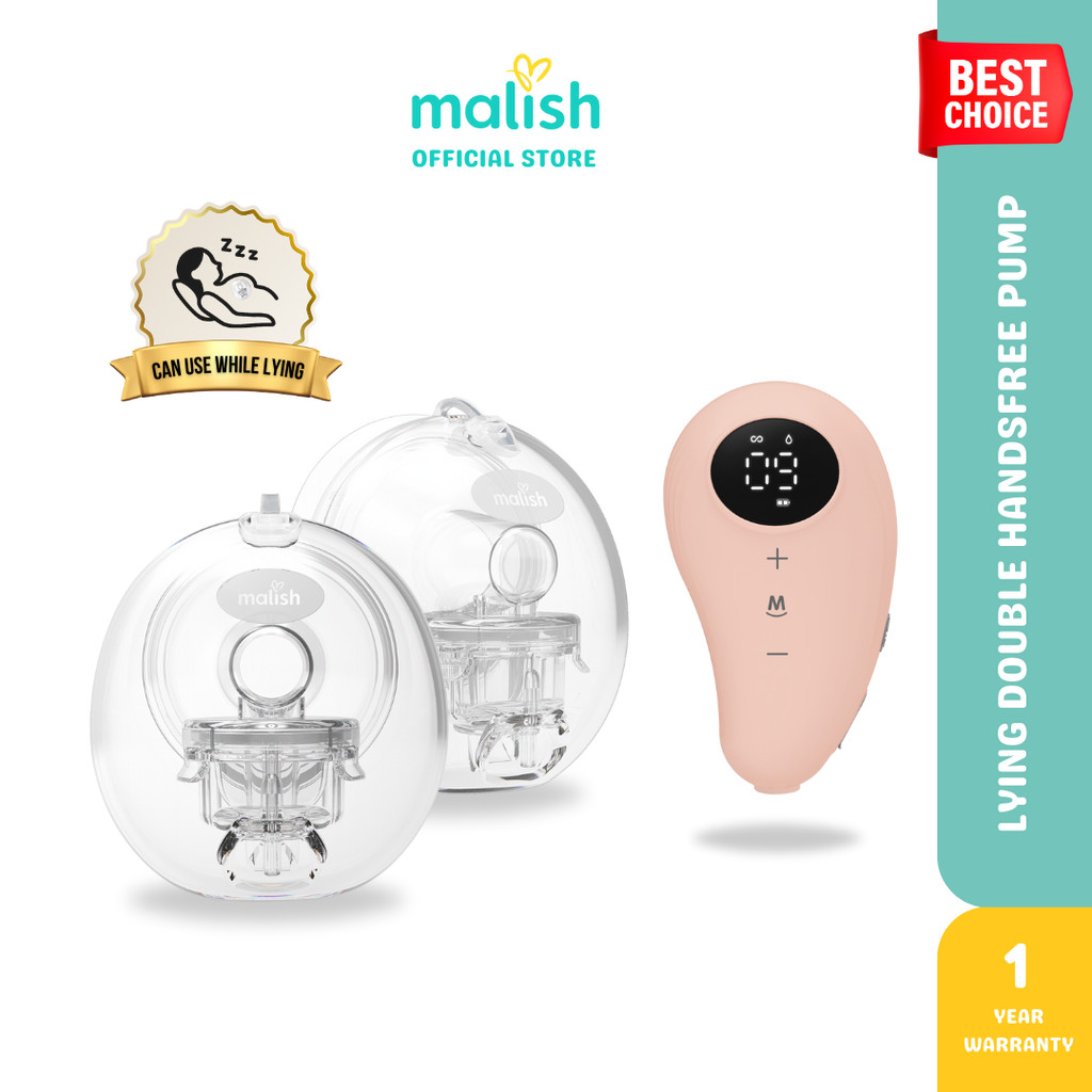 Malish Pam Susu Elektrik Lying Double Rechargeable Handsfree Jenis ...