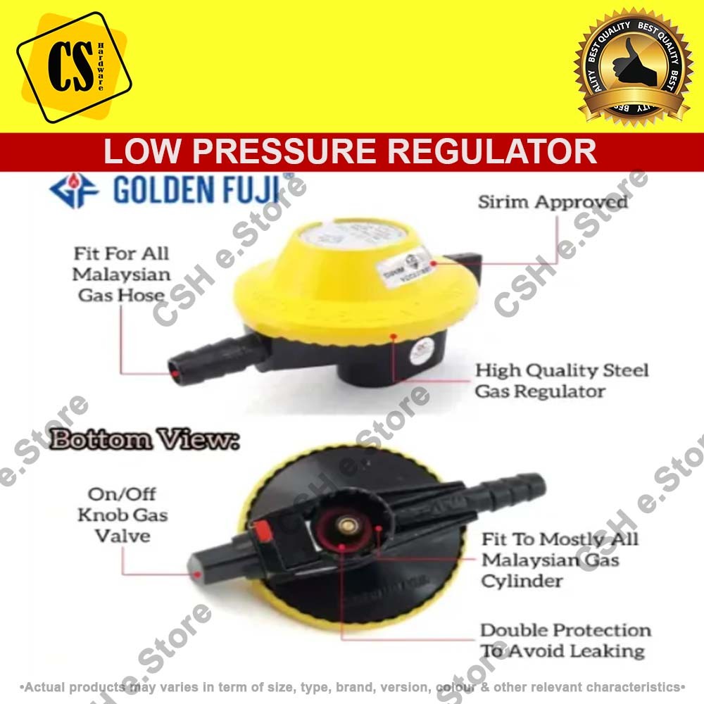 GOLDEN FUJI LOW PRESSURE REGULATOR HIGH PRESSURE REGULATOR GAS HOSE ...