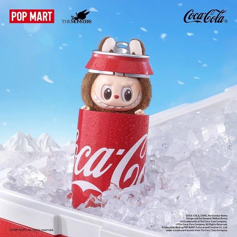 [Super Cute Cola Package] POPMART Genuine Genuine Product POPMART Vinyl ...