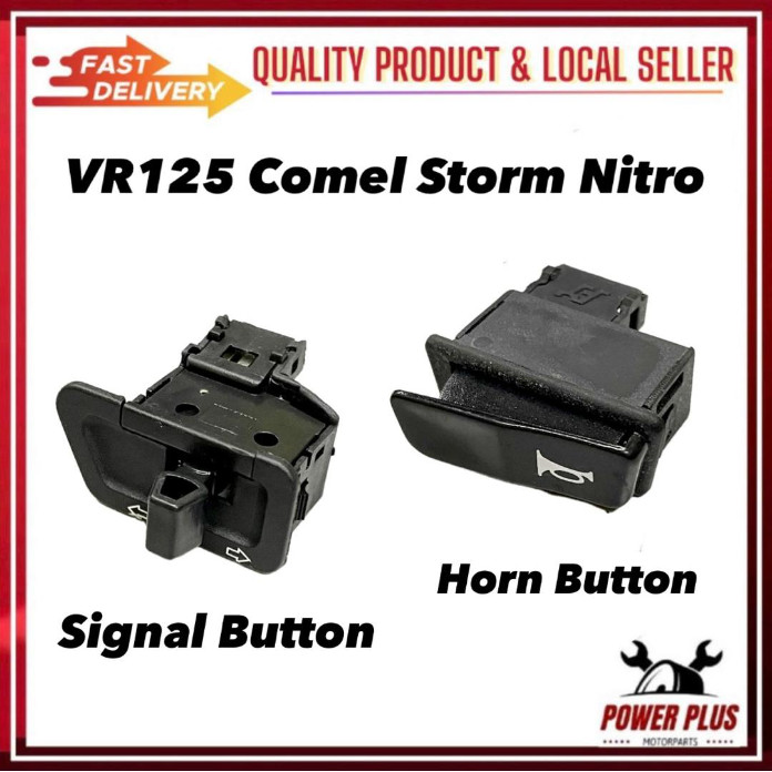 Suzuki VR125 VR 125 VR-125 Comel Storm Nitro Signal Button / Horn ...