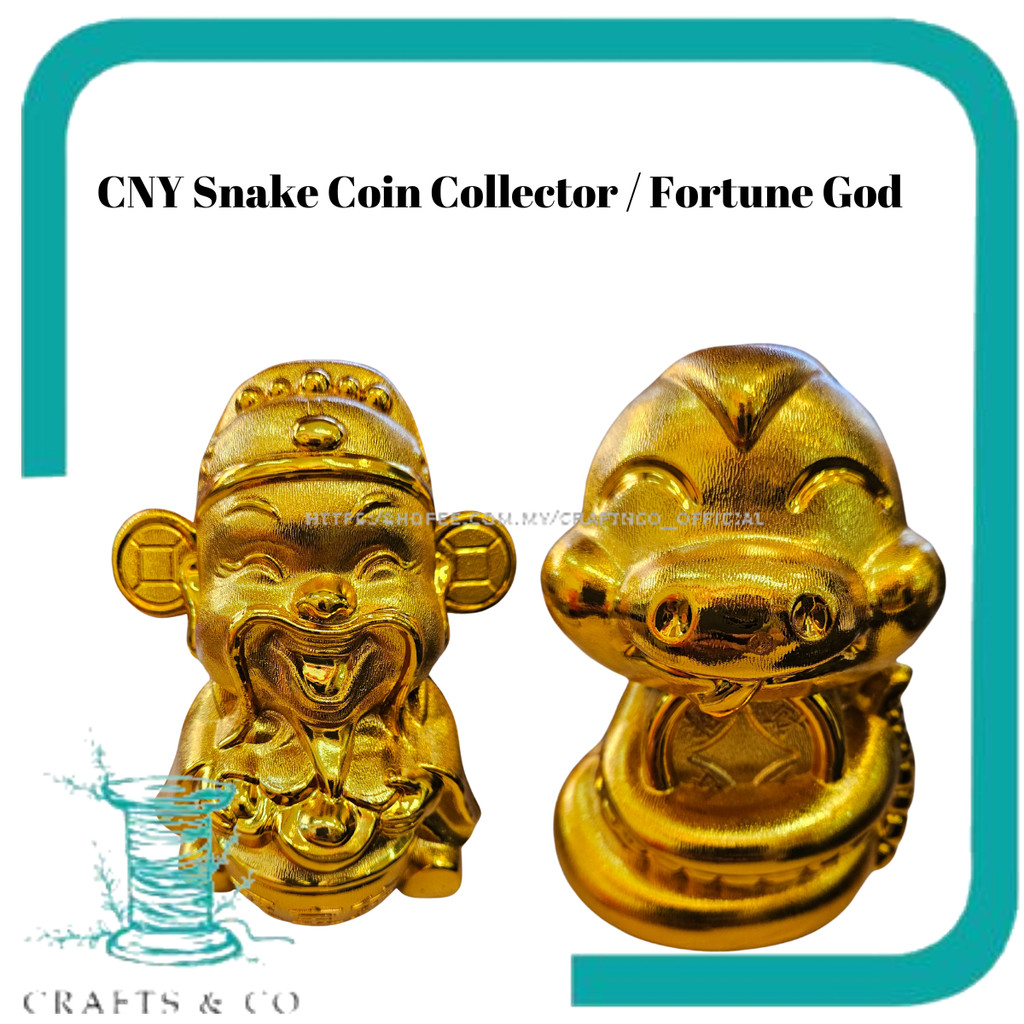 [CNY 2025] Snake YEAR COIN COLLECTOR / Snake BANK / CNY DECO (1PCS ...