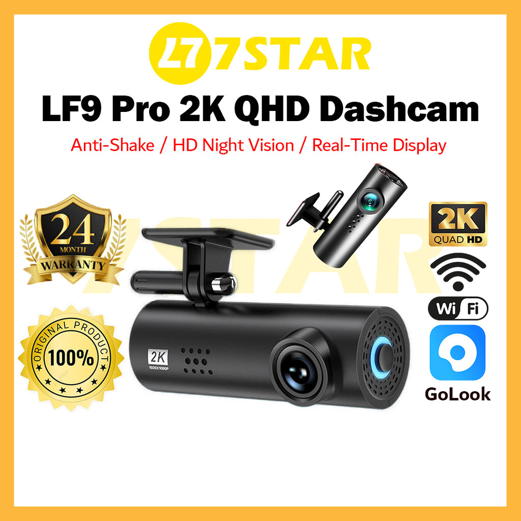 7Star 24H Record 2K Full HD 1080P WiFi DashCam Car Camera Night Vision ...