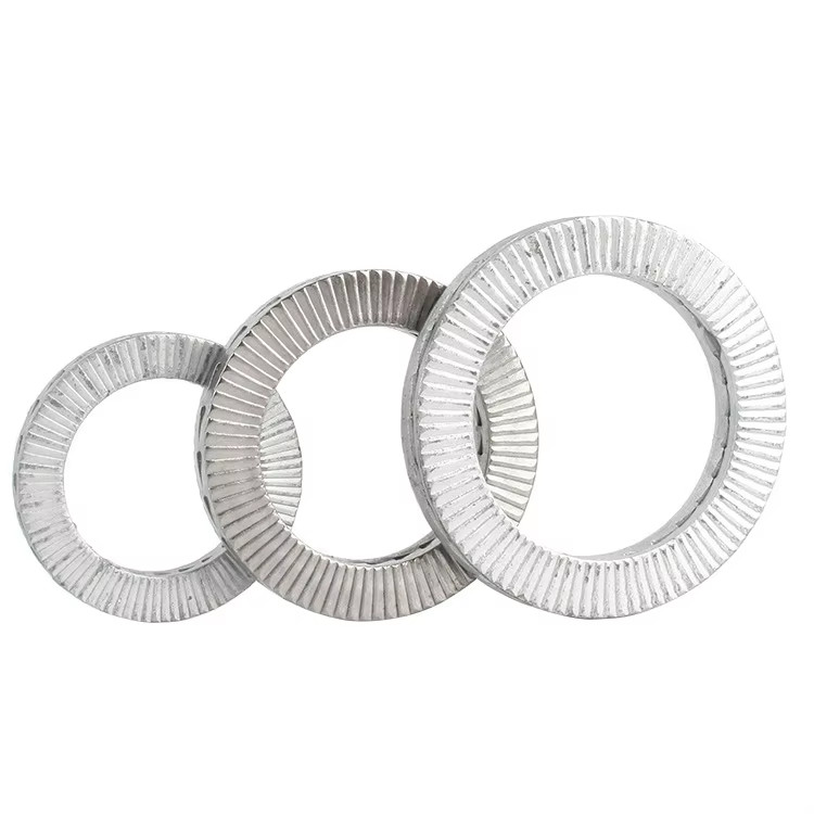 M3 M4 M5 M6 M8~M42 Double Stack Self-Locking Lockwashers 304/316 ...