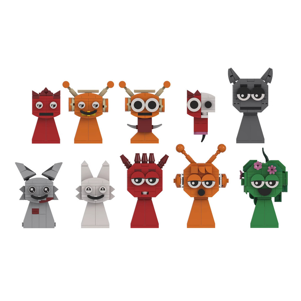 Sprunki MOC Incredi box Sprunki Rhythm Box Building Blocks Children ...