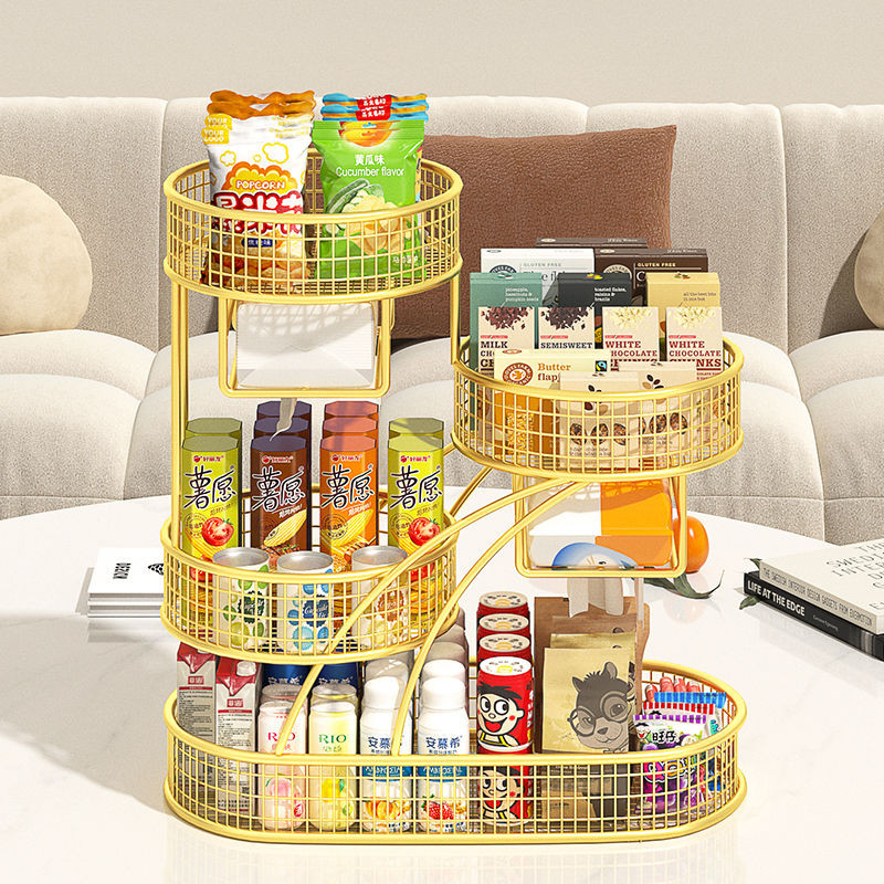 Desktop Snack Storage Rack Dining Table Storage Rack Living Room Dining ...