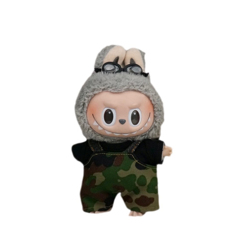 (Cloth Only) For 17 cm labubu baby clothes 17cm labubu clothes play ...