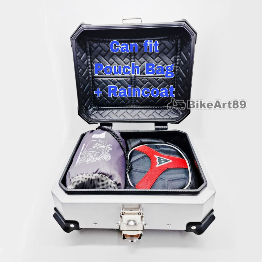 GIVI Monorack Yamaha Y15ZR LC135 V8 FI Top Box Aluminium 18L 18 Liter ...