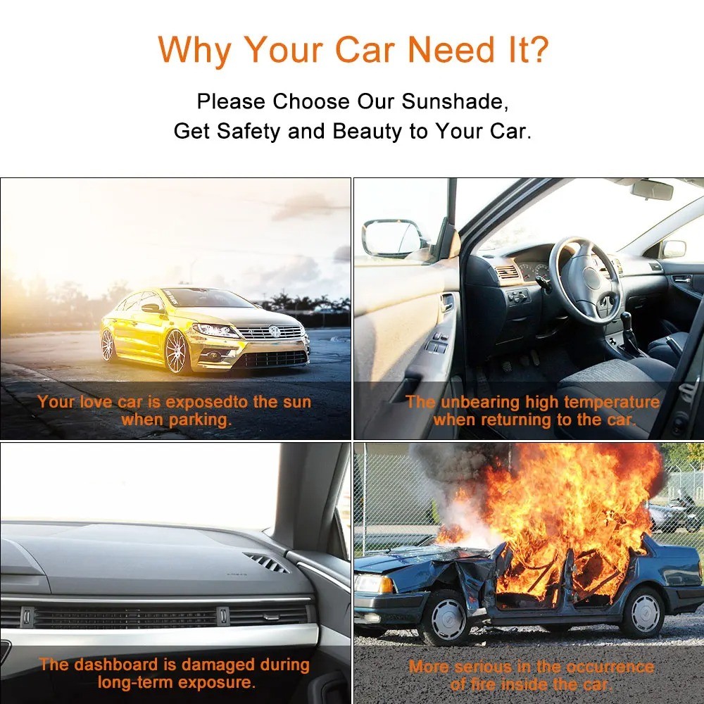Benz AMG Car Windshield Sunshade Auto Window Heat Shield For Mercedes ...