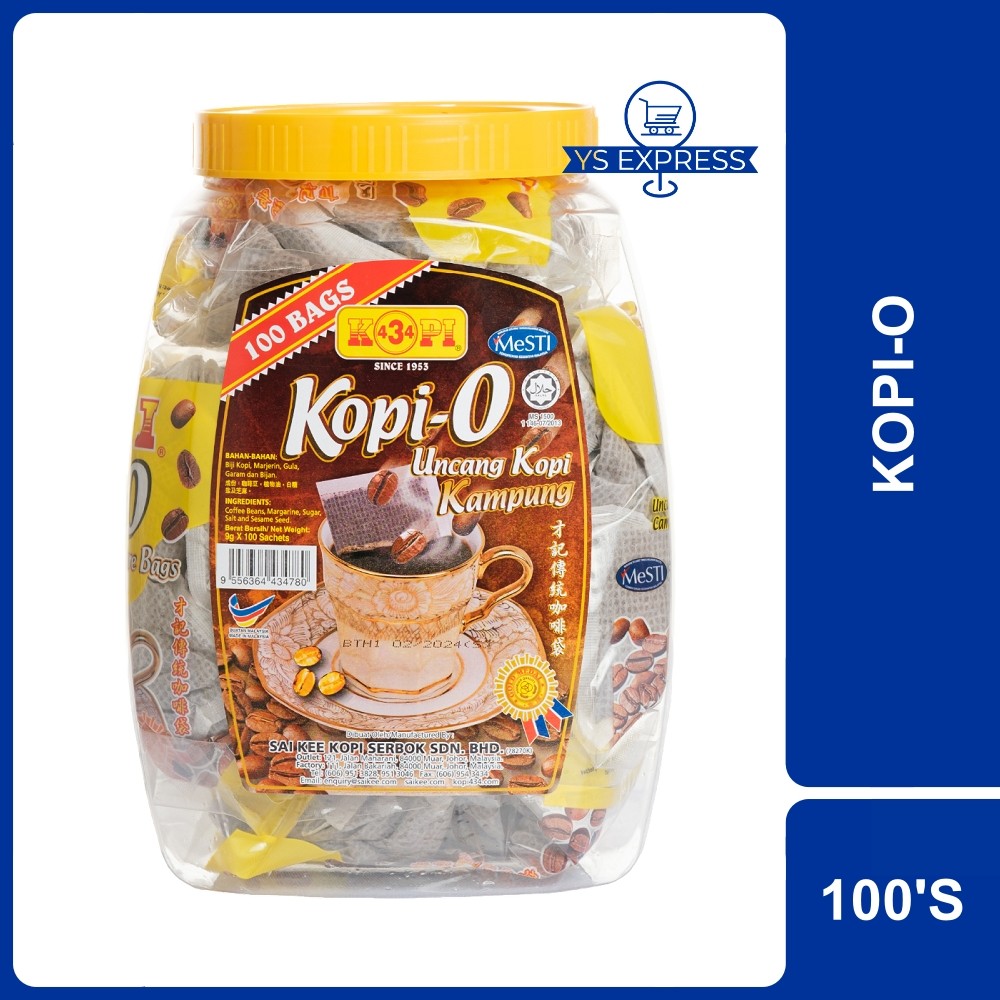 KOPI 434 Kopi O Uncang Kopi Kampung 100 X 9G | Shopee Malaysia