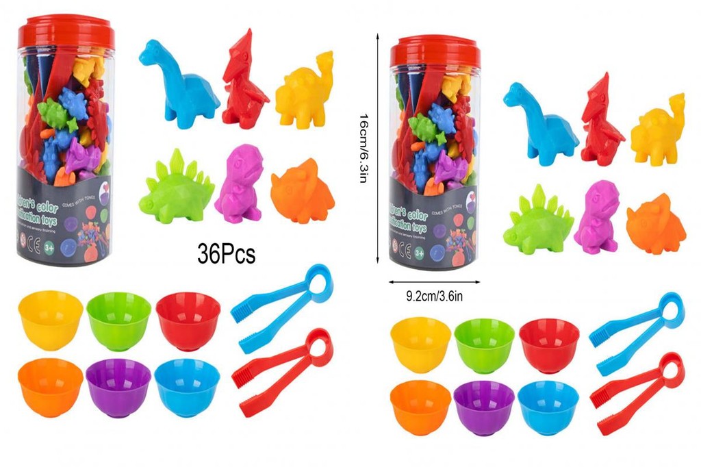 Lingoer| Preschool Learning Toy Fine Motor Skills Toy Fun Dinosaur ...