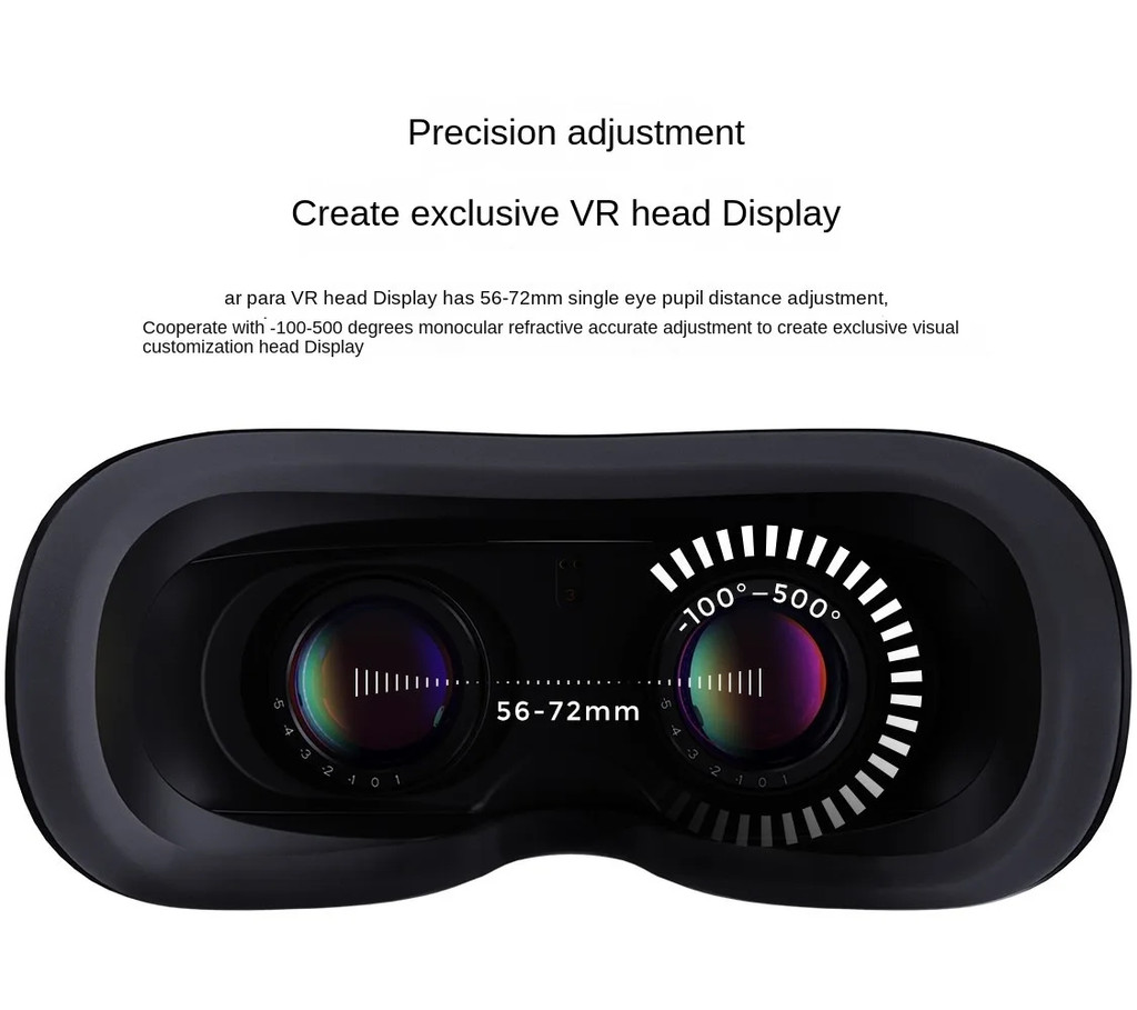 Arpara 5K VR Smart Glasses VR HMD 120hz Double Micro-OLED Display 3D ...