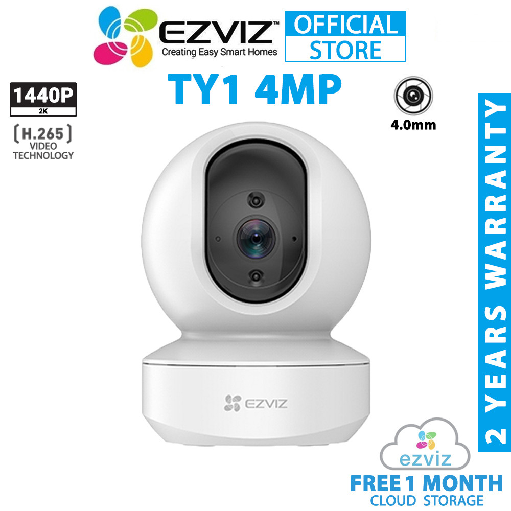 Ezviz TY1 4MP 2K 1440P Two Way Talk Motion Detection Smart Tracking ...