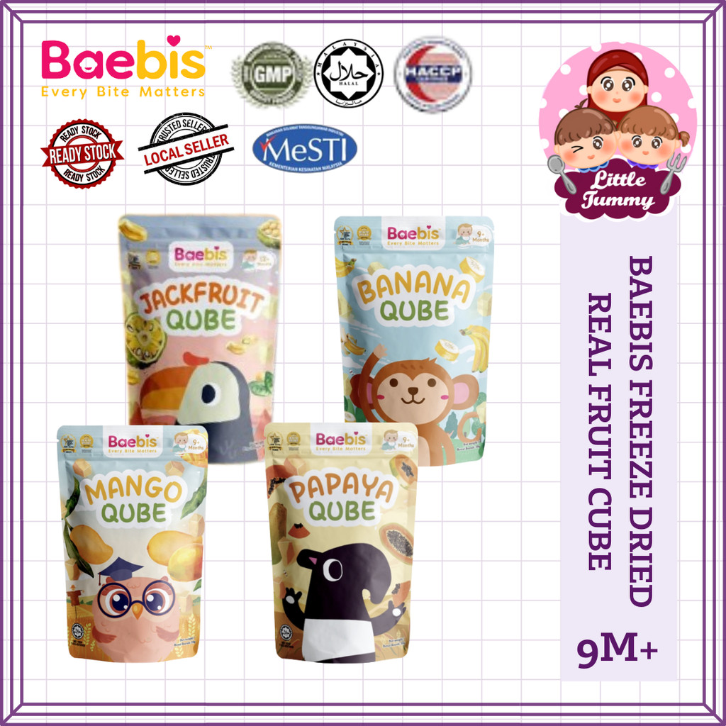 HALAL Baebis Baby Freeze Dried Real Fruit Cube Snack | Shopee Malaysia