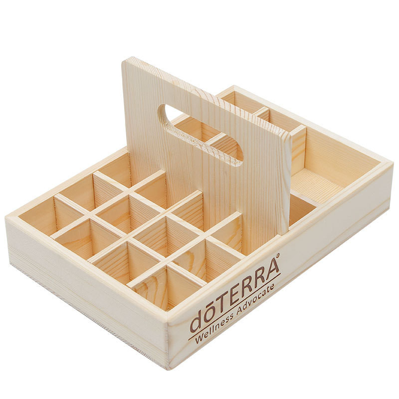 Wooden Storage Wooden Box doterra doterra Basket Lattice Display Stand ...