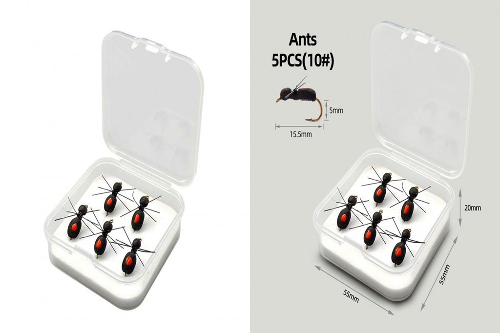 CZ Foam Ant Lure Realistic Artificial Bait Realistic Floating Foam Ants ...