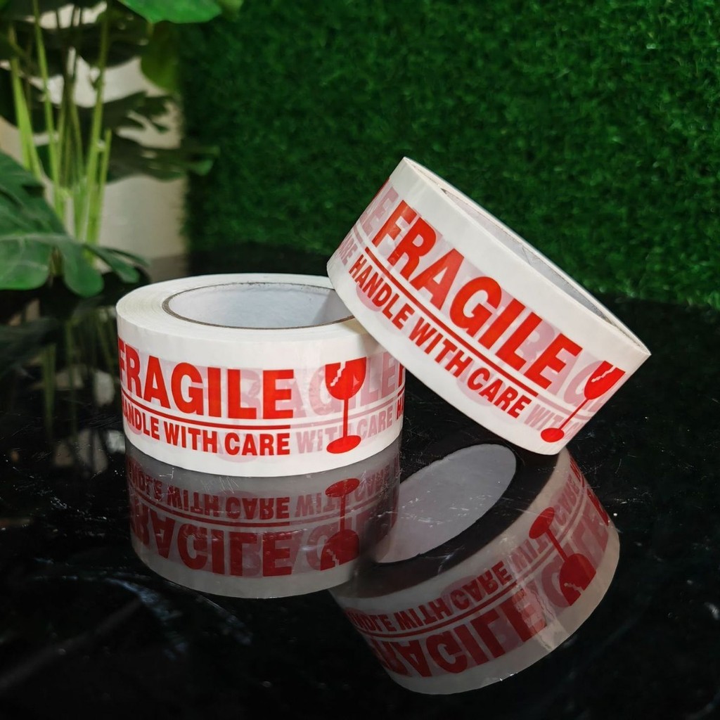 SayYes Pita Fragile Fragile OPP Tape 48mm X 45m Pita Fragile Ready ...