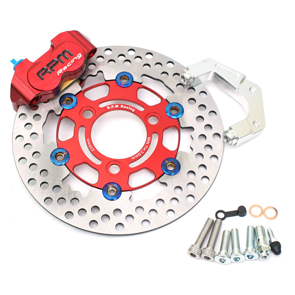 RPM Motorcycle Scooter 82mm front Brake Calipers With 220mm Disc Brake ...
