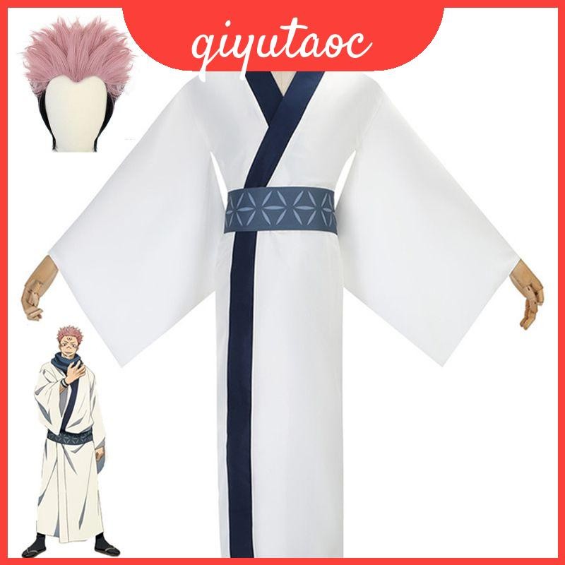 Kaisen Jujutsu Ryomen Sukuna Cosplay Costume Kimono Suit Halloween ...