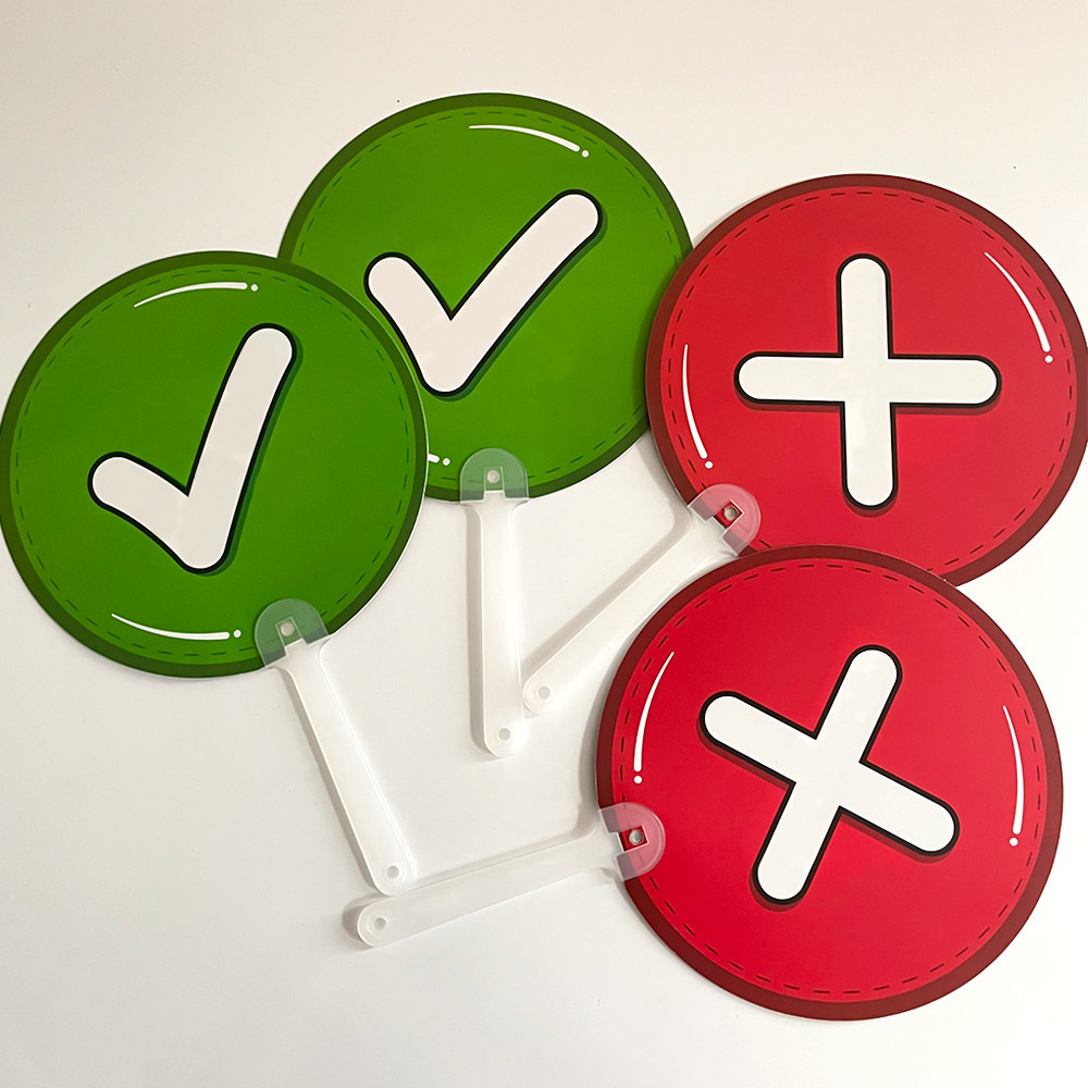Correct & Wrong Correct & Wrong Educational Handheld Signs Paddle ...