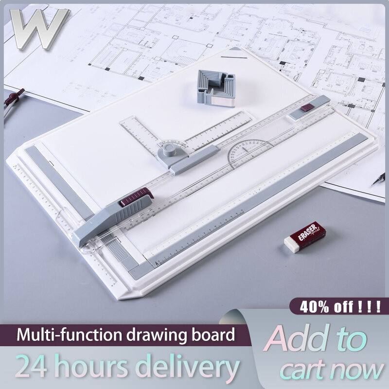 A3/a2 Parallel Ruler Corner Clamp Lock Head Art Drawing Tool Angle ...