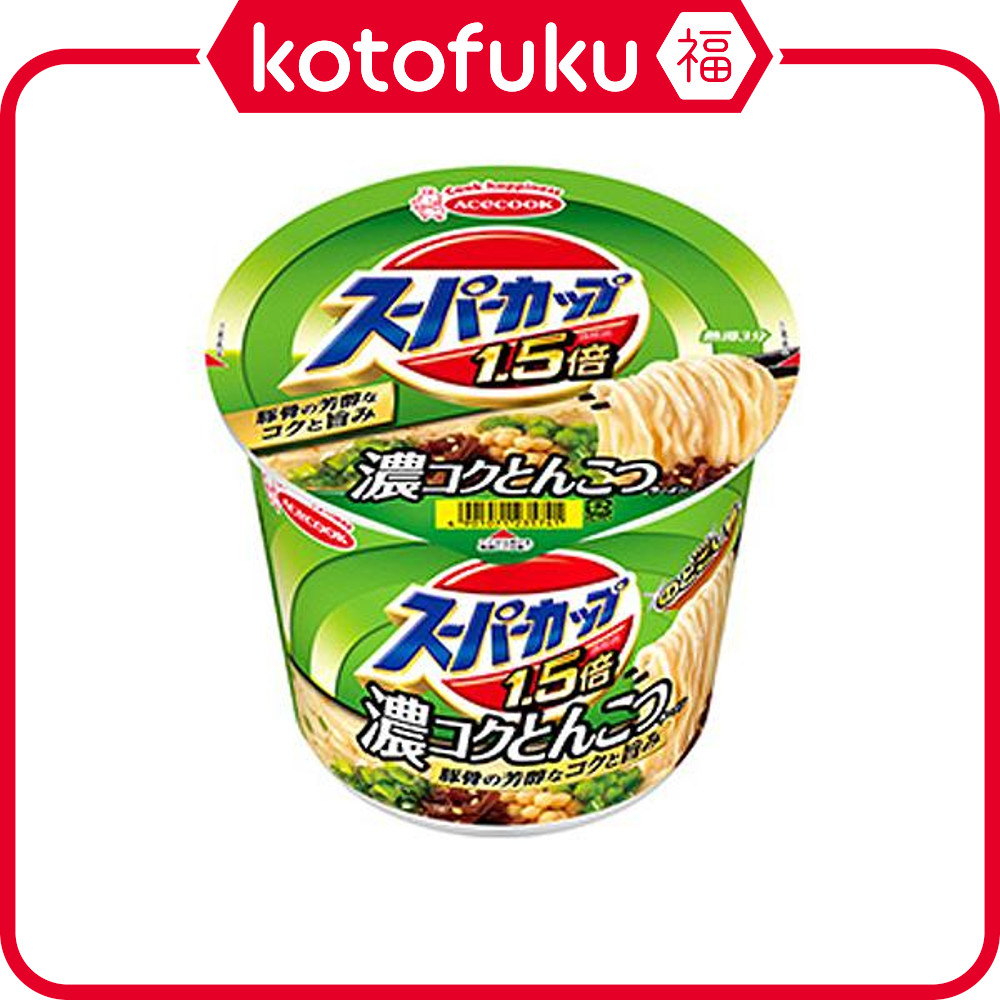 Japan Ace Cook Super Cup 1.5x Pork Bone Ramen | Shopee Malaysia