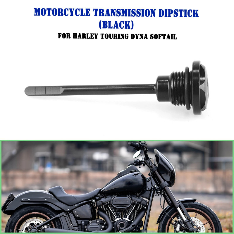 Motorcycle Transmission Dipstick Oil Dip Stick For Harley Dyna Softail ...