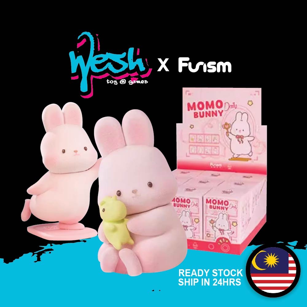 Funism Momo Bunny Daily Blind Box Series 摸摸兔日常盲盒 暴富兔子手办 可爱植绒摆件礼物 Cute ...