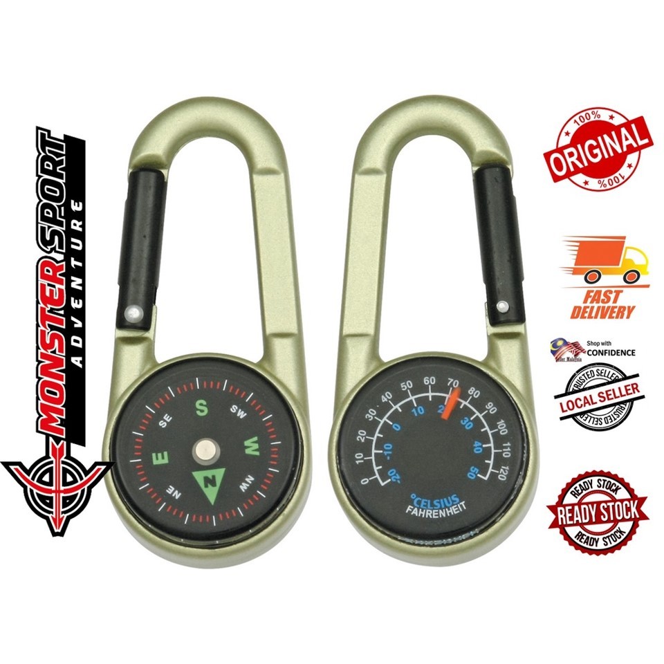 ORIGINAL Explorer Carabiner Compass EXP | Shopee Malaysia