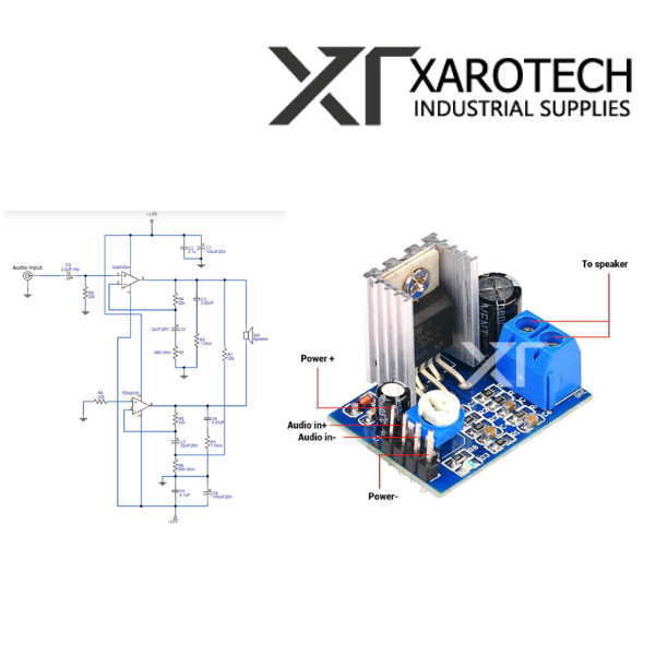 TDA2030 TDA2030A Audio Power Amplification Module 18W Mono Voice Sounds ...