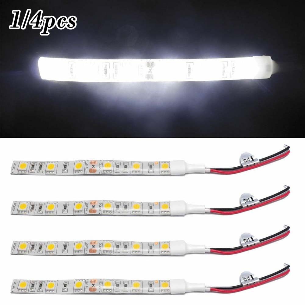 [LUMY] 5050 LED Strip Light 12V Car Caravan Motorbike Cool White 6000K ...