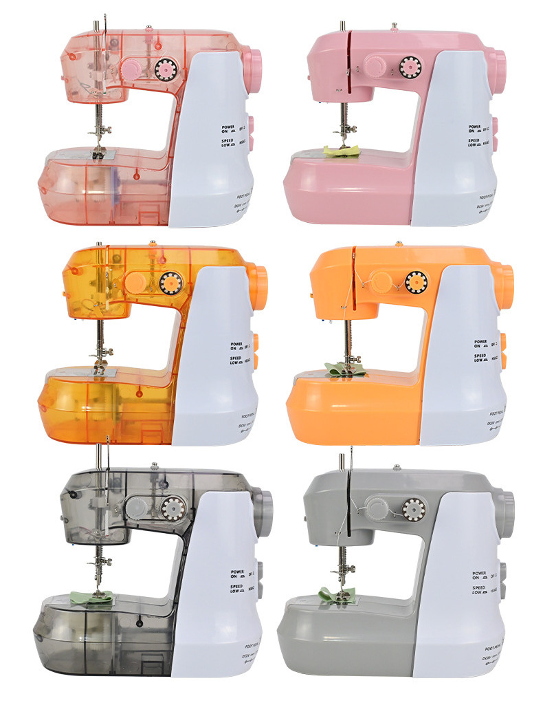 New Purple Transparent Desktop Electric Home Sewing Machine Mini Small ...