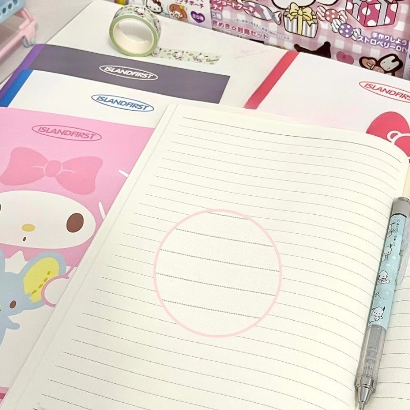 B5 30 Sheets/book Series Notebook KT Pochacco Kuromi Student Book High ...