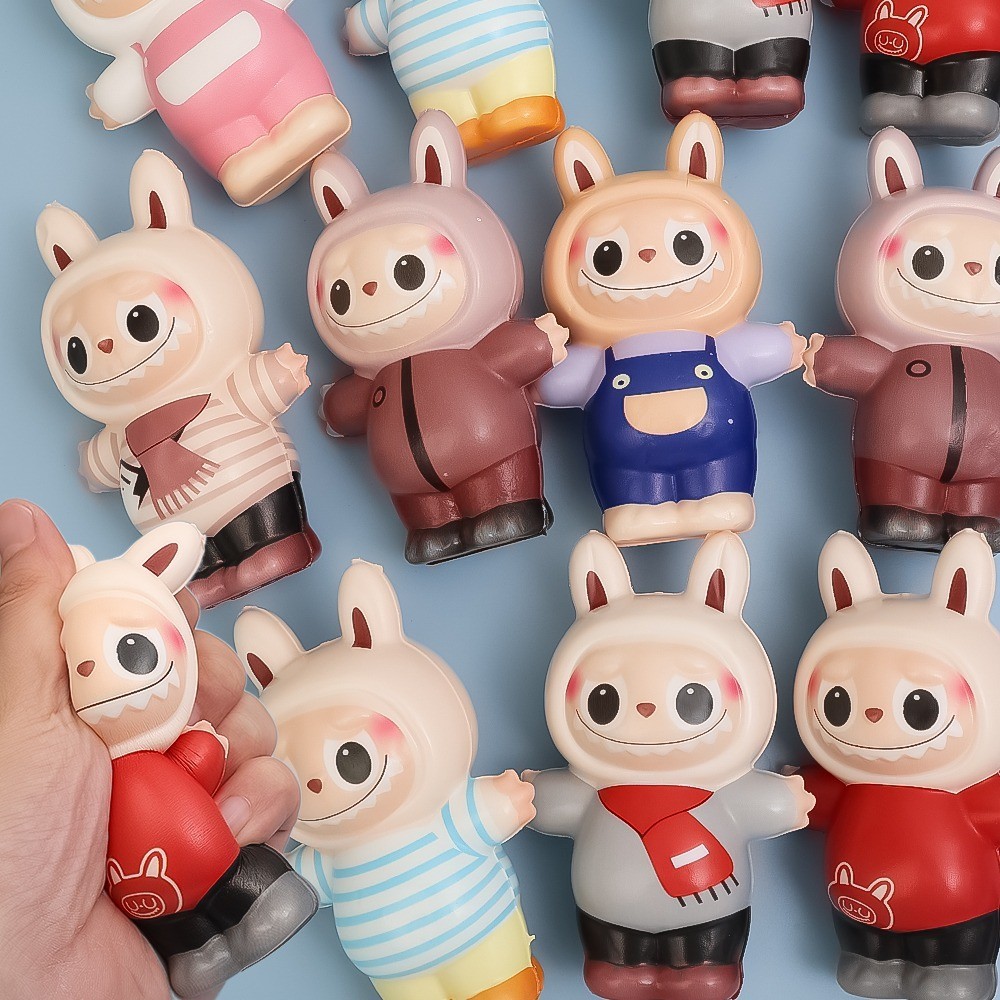 Cartoon Labubu Series Stress Relief Squeeze Toy Kids Favor Gift Cute ...