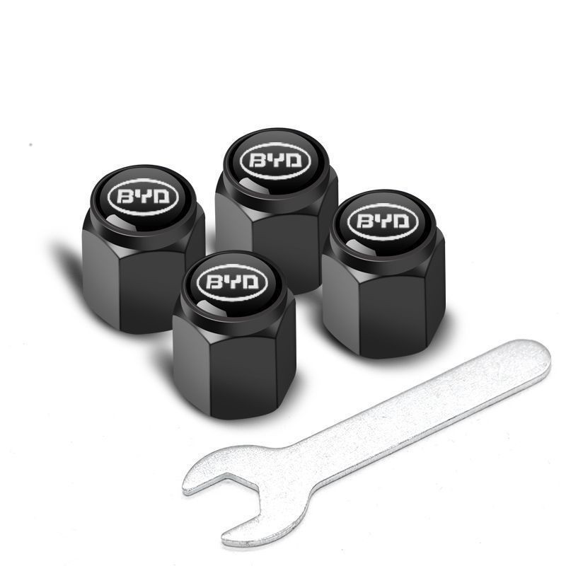 4Pcs Metal Car Wheel Tire Air Valve Caps Stem Cover with Logo Car ...