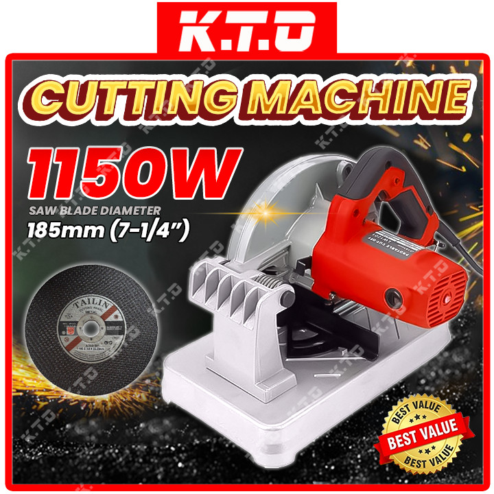 KTO CI85 Cut Off Machine Chop Saw Cutting Machine 185MM 1150W For Wood ...