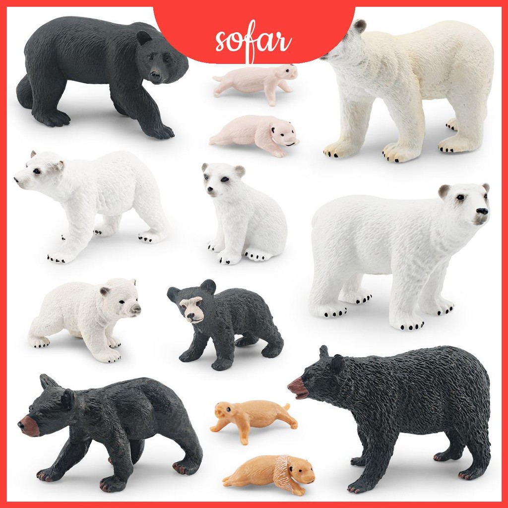 Bear Static Unique Models Featuring Realistic Arctic And Black ...