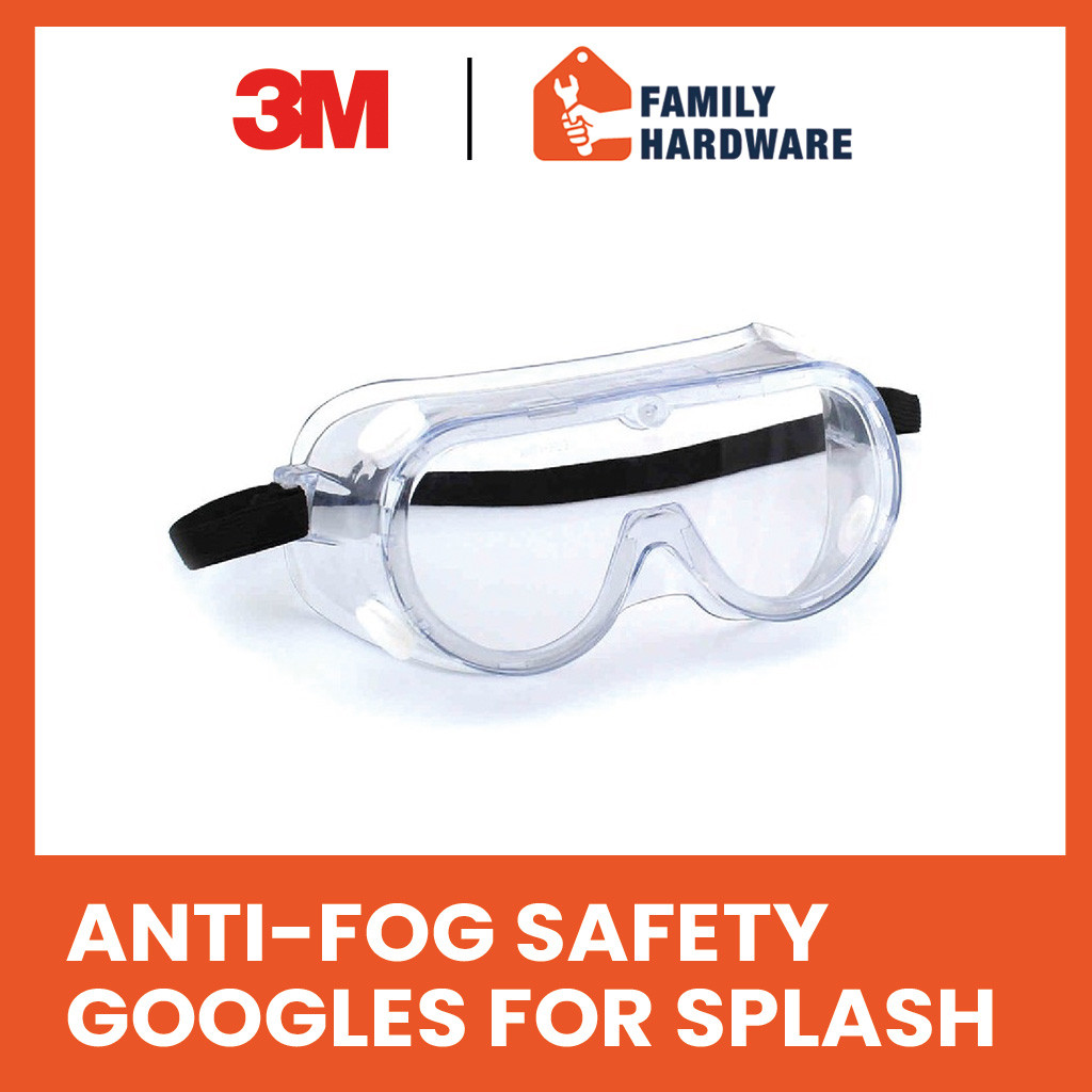 3M 1621AF 3M1621AF 3m1621af Polycarbonate Lens Anti-Fog Safety Googles ...