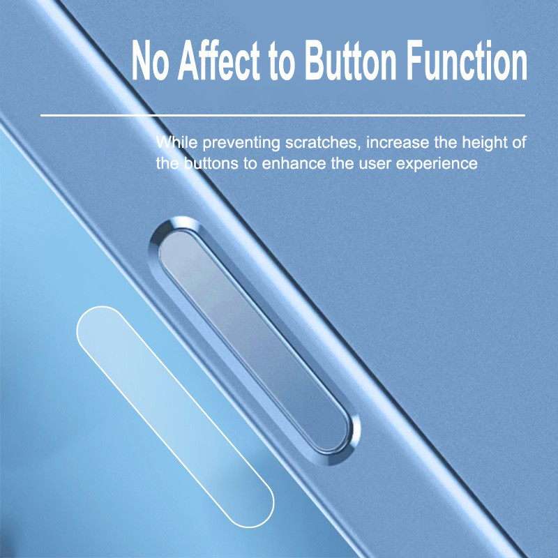 Camera Control Button Sticker Soft Fiber Glass Side Button Film ...