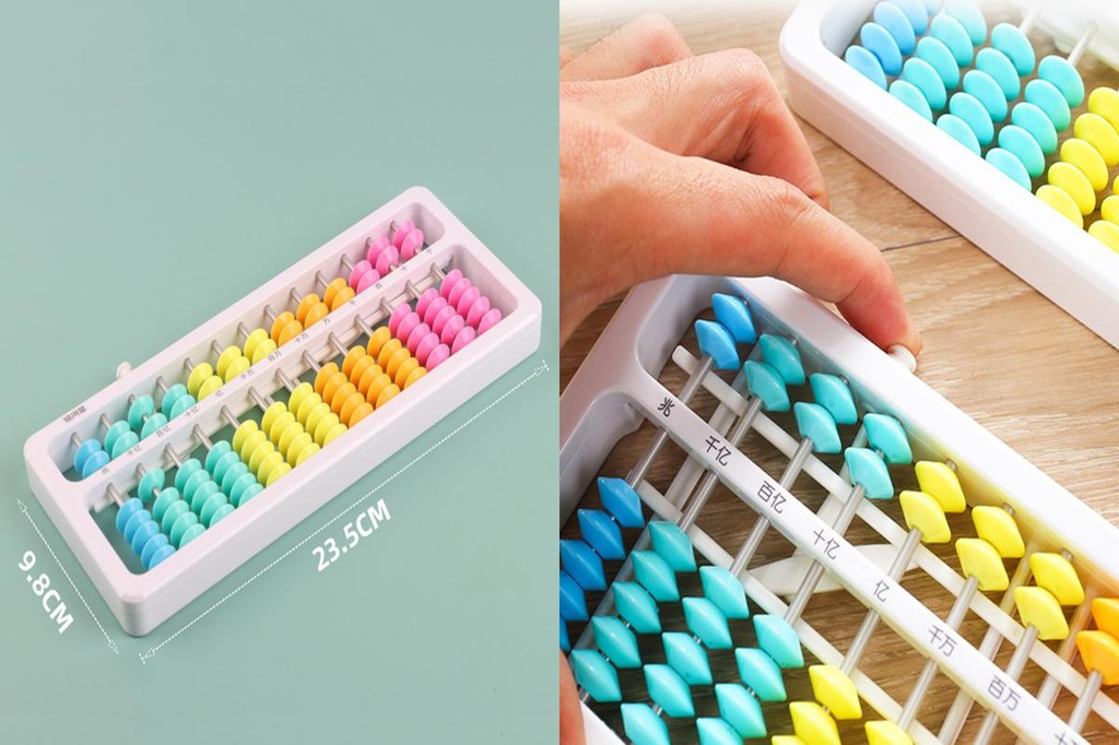 13 Columns Abacus Educational Abacus Toy Colorful Kids Abacus Toy with ...