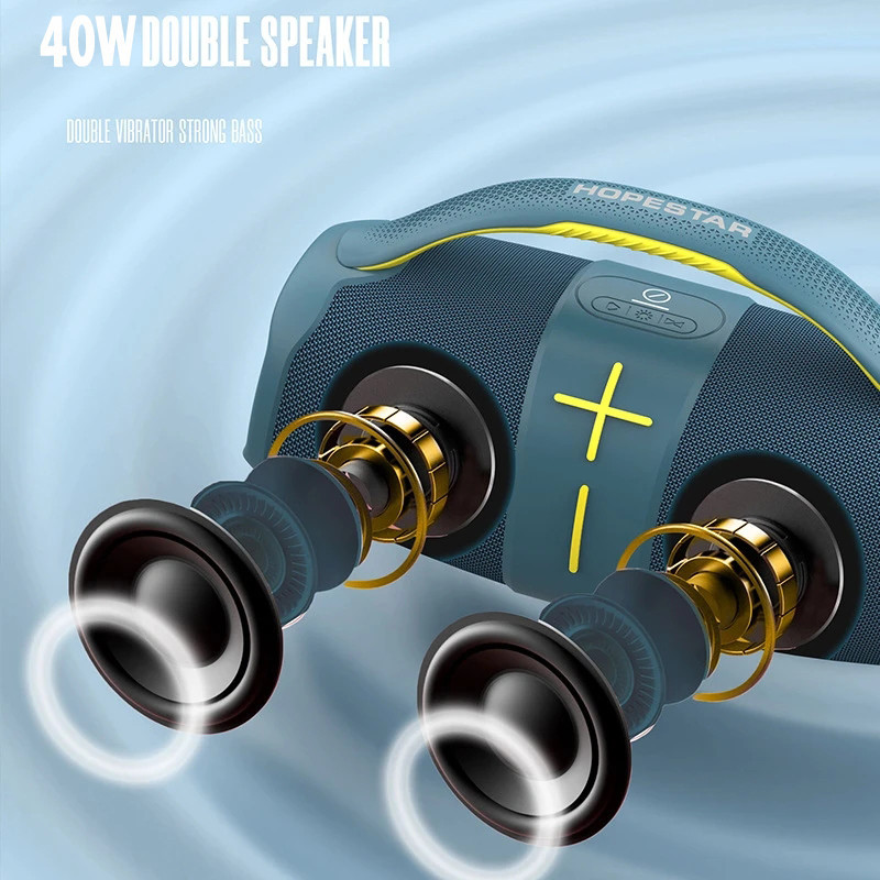 Original HOPESTAR H60 20W High power Boombox Speakers Portable ...