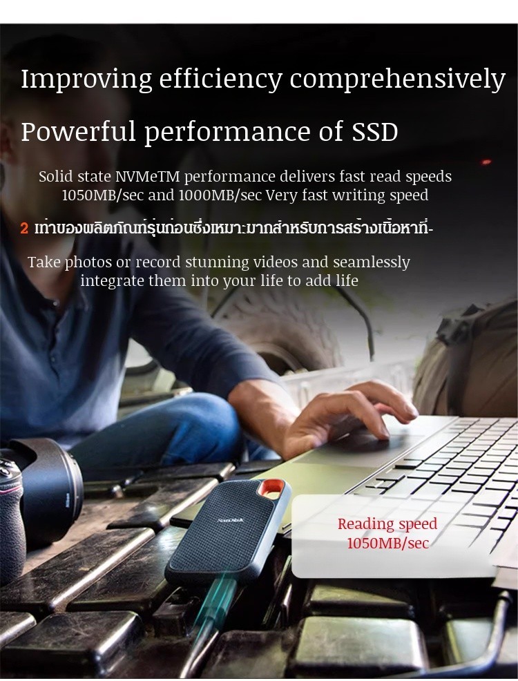 100% Authentic 【Large Capacity】High-speed solid-state mobile hard disk ...