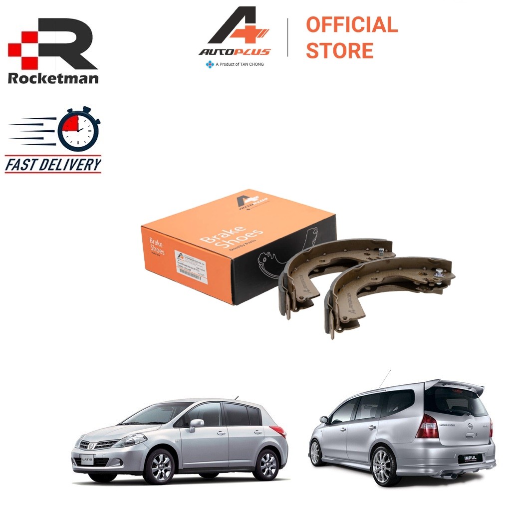 TAN CHONG REAR BRAKE SHOE NISSAN LIVINA L10L 1.6 1.8 LATIO C11L 1.8 ...