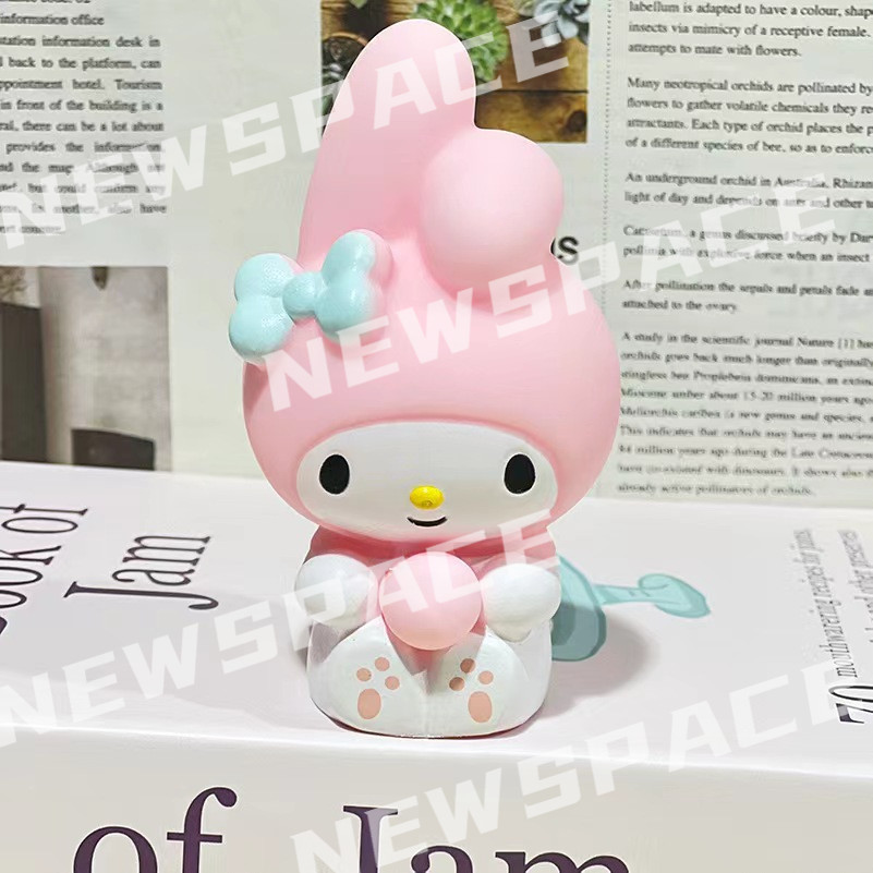 Cute Sanrio Spit Bubble Doll Toys Melody Kuromi Squishy Toys Pinch ...